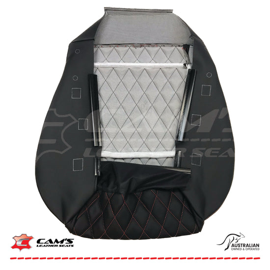 LEATHER SEATS TRIM KIT FOR HOLDEN VE SS 5 SEATS DIAMOND STITCH CHOOSE ...