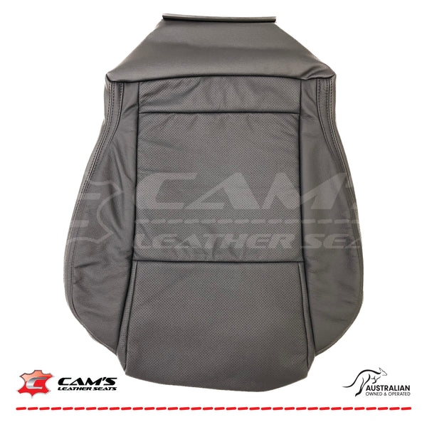 LEATHER TRIM FOR HOLDEN FRONT SEAT BASE VE SS SSV ONYX BLACK LH OR RH ...