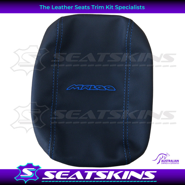 CONSOLE COVER FOR HOLDEN VE/VF MID HEIGHT ONYX BLUE MALOO LOGO ...