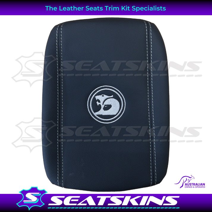 CONSOLE COVER FOR HOLDEN VE/VF ONYX LOW HEIGHT WHITE HSV LOGO ...